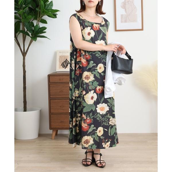 『タイムセール実施中』ZOZO問い合わせ番号:96403085ショップ:FUNALIVE，ファンアライブブランド:FUNALIVE，ファンアライブ商品名:je crois soi 綿麻　プリント　ワンピースカテゴリ:ワンピース/ドレス&gt...