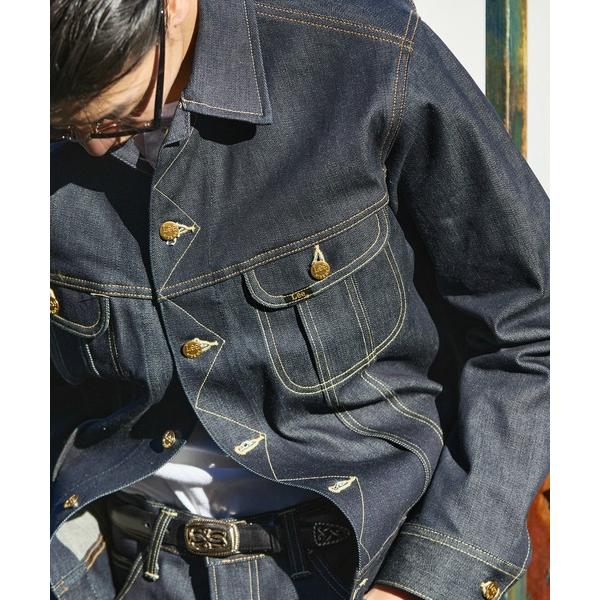 ZOZO問い合わせ番号:96404399ショップ:Lee，リーブランド:Lee，リー商品名:Lee/リー【リジッド/生デニム】AMERICAN RIDERS 101Jデニムジャケット/ブルゾン セットアップ可カテゴリ:ジャケット/アウター&...