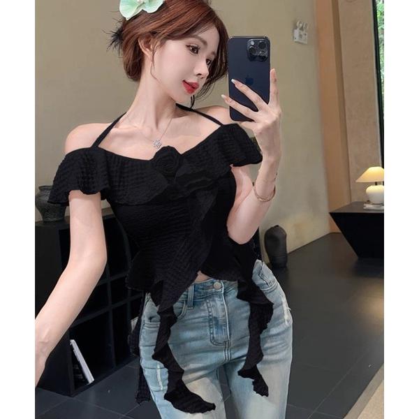 『セール実施中』ZOZO問い合わせ番号:96404406ショップ:VIBGYOR，ヴィブジョーブランド:VIBGYOR，ヴィブジョー商品名:[NARULA/ナルラ]ガーリーシック フリルオフショルダー トップス(CZ)カテゴリ:トップス&g...