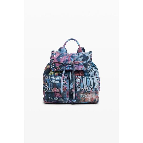 『タイムセール実施中』ZOZO問い合わせ番号:96404554ショップ:Desigual，デシグアルブランド:Desigual，デシグアル商品名:グラフィティプリントリボンバックパック リュックカテゴリ:バッグ>バックパック/リュック...