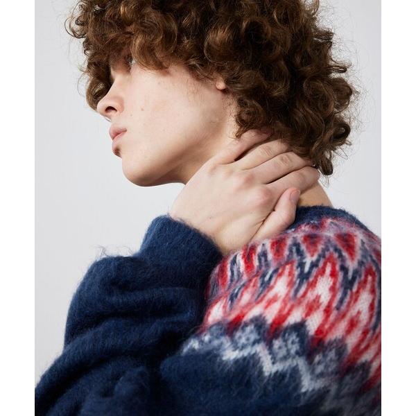 『タイムセール実施中』ZOZO問い合わせ番号:96436113ショップ:BEAMS MEN，ビームス メンブランド:BEAMS，ビームス商品名:リラックスフィット 5ゲージ ノルディック シャギー ニットカテゴリ:トップス>ニット/セ...