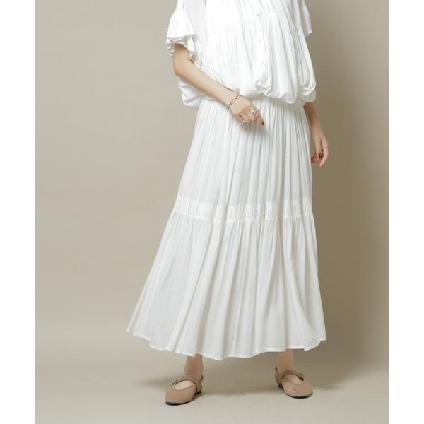 『セール実施中』ZOZO問い合わせ番号:96436264ショップ:NANO universe，ナノユニバースブランド:NANO universe，ナノユニバース商品名:made in INDIA ギャザー切り替えフレアスカート(セットアップ...