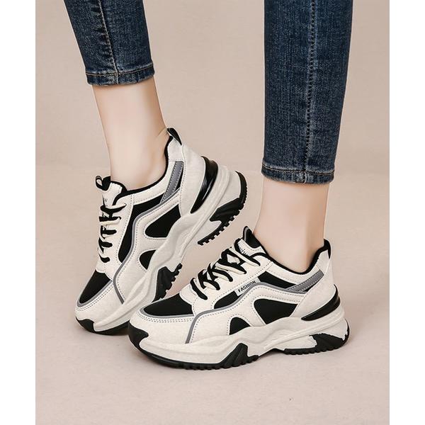 『タイムセール実施中』ZOZO問い合わせ番号:96497894ショップ:Lace Ladies，レースレディースブランド:Lace Ladies，レースレディース商品名:ダブル ストラップ 配色 厚底 スニーカーカテゴリ:シューズ>ス...