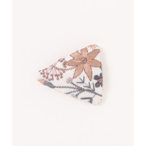 ZOZO問い合わせ番号:96497941ショップ:TONE，トーンブランド:tone，トーン商品名:【ree.】三角パッチンピン(MA)カテゴリ:ヘアアクセサリー>ヘアピンブランド品番:p ００２素材:インド刺繍リボン原産国:日本カラ...