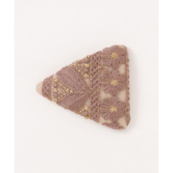 ZOZO問い合わせ番号:96497988ショップ:TONE，トーンブランド:tone，トーン商品名:【ree.】三角パッチンピン(MA)カテゴリ:ヘアアクセサリー>ヘアピンブランド品番:p ０１０素材:インド刺繍リボン原産国:日本カラ...