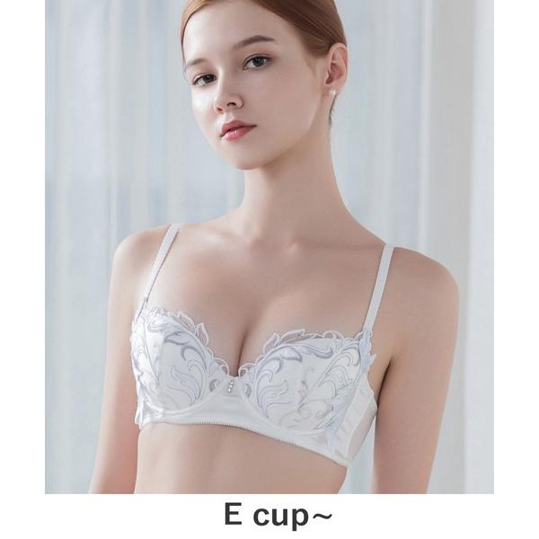 ZOZO問い合わせ番号:96498038ショップ:tu-hacci，ツーハッチブランド:tu-hacci，ツーハッチ商品名:《Pliea》troisプリュムドシーニュブラ【グラマーサイズ】カテゴリ:アンダーウェア>ブラジャーブランド品...