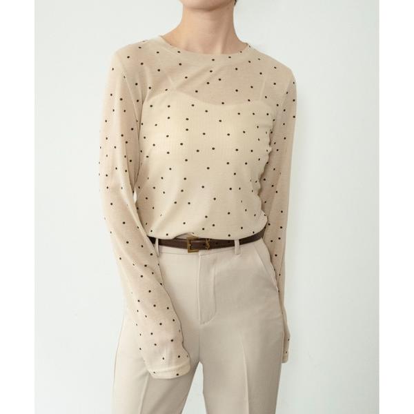 ZOZO問い合わせ番号:96498262ショップ:by muni:r，バイ ムニールブランド:on:nue，オンニュ商品名:【on:nue】[お気に入り登録数17，000突破！][着用動画あり！/大人ドットシリーズ 長袖登場！] シアードッ...