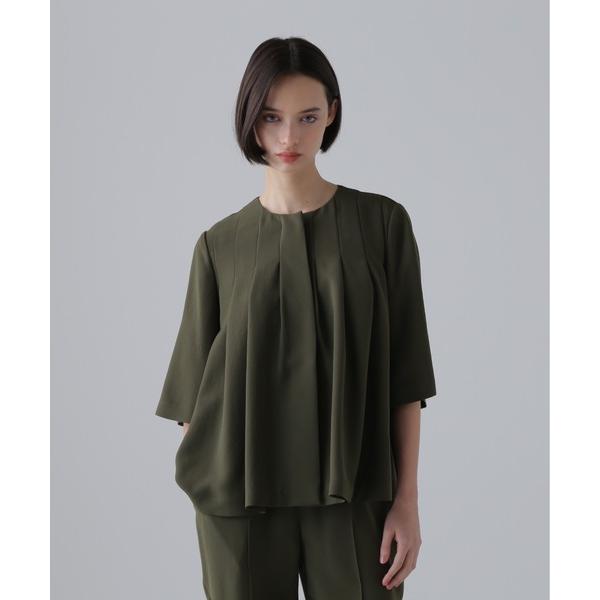 『セール実施中』ZOZO問い合わせ番号:96530698ショップ:ADORE，アドーアブランド:ADORE，アドーア商品名:ドライタッチジョーゼットジャケットカテゴリ:ジャケット/アウター>ノーカラージャケットブランド品番:531-5...