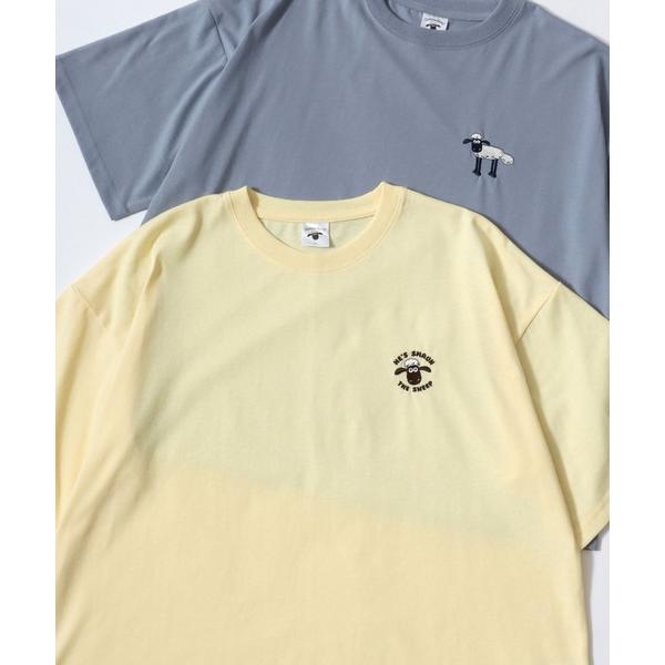 『タイムセール実施中』ZOZO問い合わせ番号:96531473ショップ:MARUKAWA，マルカワブランド:MARUKAWA，マルカワ商品名:Shaun the Sheep/ひつじのショーン ワンポイント刺繍 バックプリント ポケット付き ...