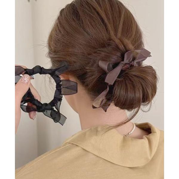 『セール実施中』ZOZO問い合わせ番号:96531734ショップ:Mayree，メイリーブランド:almo，アルモ，Mayree，メイリー商品名:シアーリボンデザインゴム/ヘアゴム(RO)カテゴリ:ヘアアクセサリー>ヘアゴムブランド品...