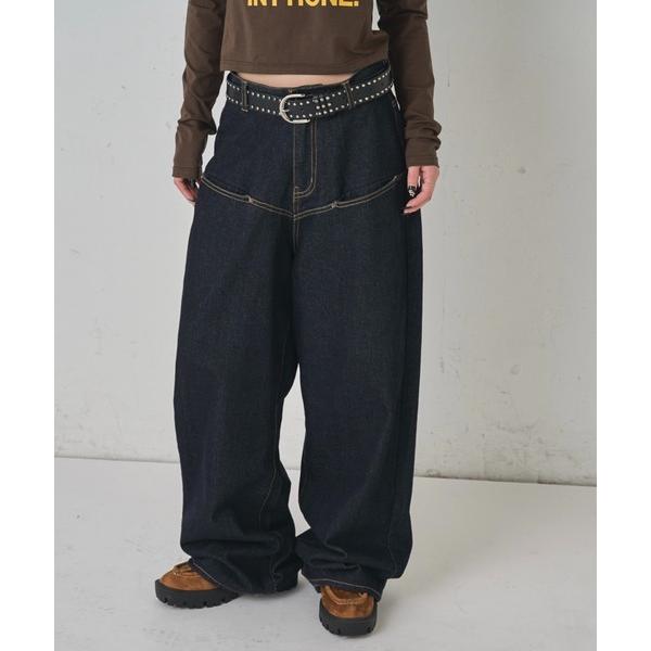 『タイムセール実施中』ZOZO問い合わせ番号:96532033ショップ:WHO'S WHO gallery，フーズフーギャラリーブランド:WHO'S WHO gallery，フーズフーギャラリー商品名:スラッシュポケットデニムカテゴリ:パン...