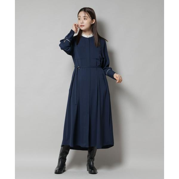 『タイムセール実施中』ZOZO問い合わせ番号:96532648ショップ:NANO universe，ナノユニバースブランド:NANO universe，ナノユニバース商品名:スタンドバイカラーベルト付きワンピースカテゴリ:ワンピース/ドレス...