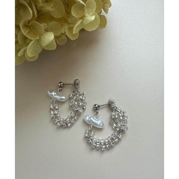 ※このアイテムは返品・交換対象外商品です。ZOZO問い合わせ番号:96532759ショップ:CERCA，チェルカブランド:CERCA，チェルカ商品名:Smallworld/《shortcake》パール×ビーズ　デザインピアスカテゴリ:アクセ...