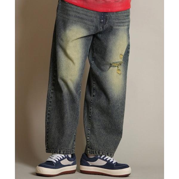 ZOZO問い合わせ番号:96533120ショップ:ムラサキスポーツ，ムラサキスポーツブランド:THRASHER，スラッシャー，ムラサキスポーツ，ムラサキスポーツ商品名:THRASHER/スラッシャー ロングパンツ デニム パンツ Gパン 古...