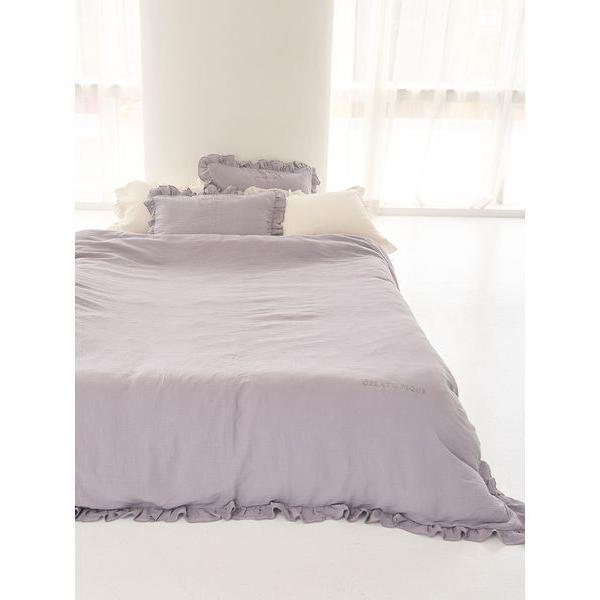 ZOZO問い合わせ番号:96563862ショップ:gelato pique，ジェラート　ピケブランド:gelato pique Sleep，ジェラートピケスリープ商品名:【Sleep】ダブルガーゼフリル３点セット（セミダブル）カテゴリ:イン...