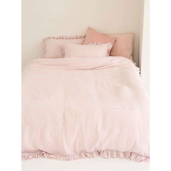 ZOZO問い合わせ番号:96563863ショップ:gelato pique，ジェラート　ピケブランド:gelato pique Sleep，ジェラートピケスリープ商品名:【Sleep】ダブルガーゼフリル３点セット（ダブル）カテゴリ:インテリ...