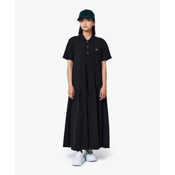 ZOZO問い合わせ番号:96563973ショップ:LACOSTE，ラコステブランド:LACOSTE，ラコステ商品名:ローウエストポロドレス マキシ丈ワンピースカテゴリ:ワンピース/ドレス>シャツワンピースブランド品番:EF2995-9...