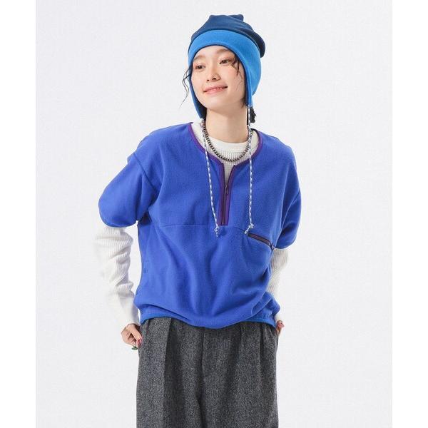 『セール実施中』ZOZO問い合わせ番号:96564391ショップ:BEAMS WOMEN，ビームスウィメンブランド:BEAMS BOY，ビームスボーイ商品名:【2/5再値下げ】フリース ハーフジップ ショートスリーブカテゴリ:トップス&gt...