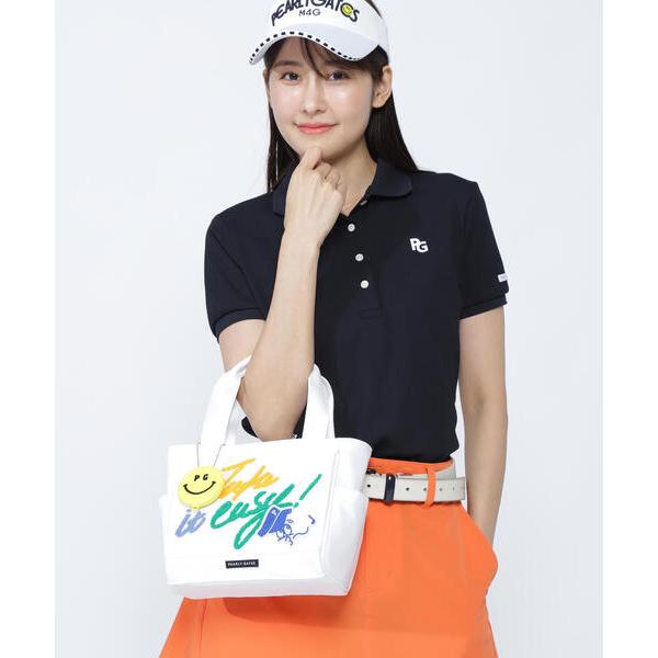 ZOZO問い合わせ番号:96564806ショップ:the HOUSE，ザハウスブランド:PEARLY GATES，パーリーゲイツ商品名:【PEARLY GATES】Take it Easy ＆ BALLくん帆布カートバッグ (UNISEX)...