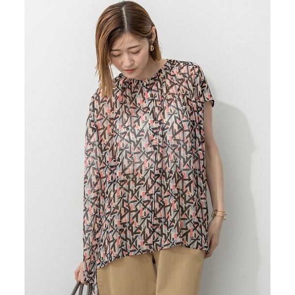 『セール実施中』ZOZO問い合わせ番号:96564902ショップ:23区，ニジュウサンクブランド:23区 L，ニジュウサンクオオキイサイズ，23区，ニジュウサンク商品名:【洗える】Ratti アブストラクトプリント ブラウスカテゴリ:トップ...