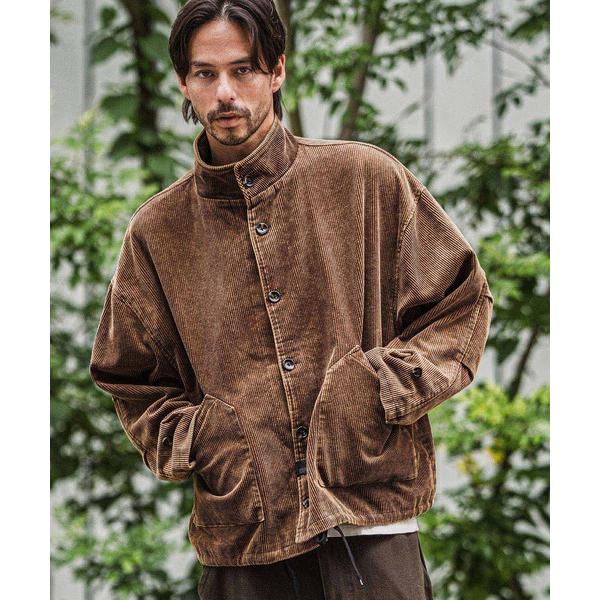 ZOZO問い合わせ番号:96565159ショップ:CAMBIO，カンビオブランド:CAMBIO，カンビオ商品名:mj10922-Medium Wale Chemical Wash Corduroy Military jacket ミリタリー...
