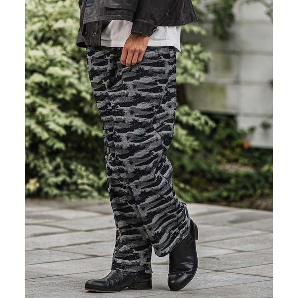 『セール実施中』ZOZO問い合わせ番号:96565187ショップ:CAMBIO，カンビオブランド:CAMBIO，カンビオ商品名:mp13920-Three Dimensional Jacquard Denim Wide Straight P...