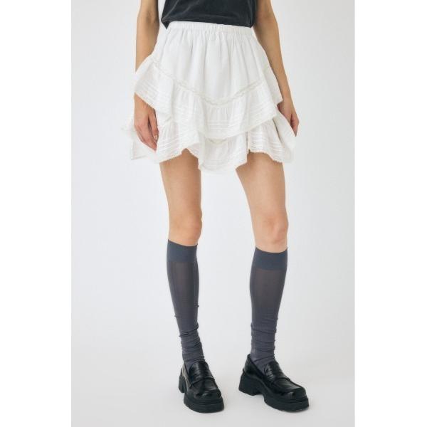 『セール実施中』ZOZO問い合わせ番号:96565600ショップ:MOUSSY，マウジーブランド:MOUSSY，マウジー商品名:DRAPE LACE ミニスカートカテゴリ:スカート>スカートブランド品番:010IA231-5881素材...