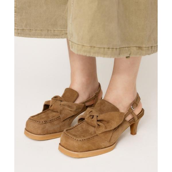 『セール実施中』ZOZO問い合わせ番号:96566394ショップ:SLY，スライブランド:SLY，スライ商品名:RIBBON HEELED LOAFERS リボン ヒールド ローファー 秋服カテゴリ:シューズ>ローファーブランド品番:...