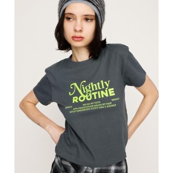 『セール実施中』ZOZO問い合わせ番号:96566402ショップ:SLY，スライブランド:SLY，スライ商品名:COMPACT LOGO PRINT T/SH コンパクト ロゴ プリント Tシャツ 半袖 夏服カテゴリ:トップス>Tシャ...