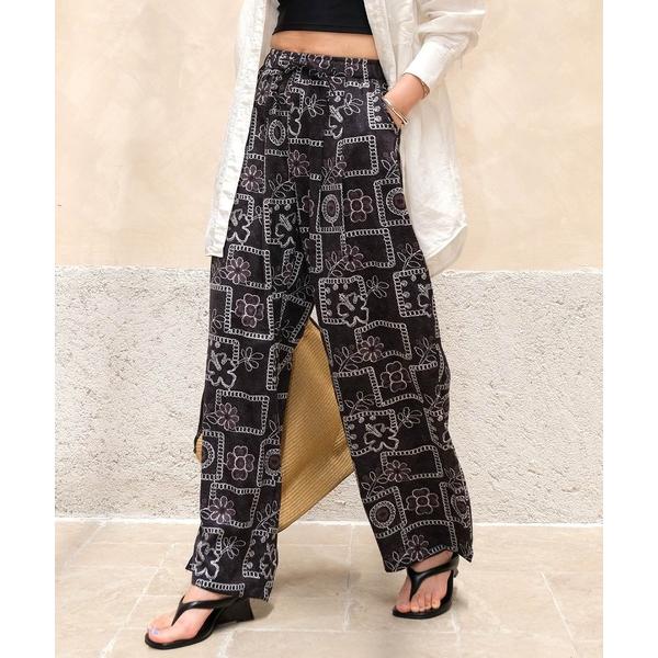 ZOZO問い合わせ番号:96566652ショップ:OSYAREVO，オシャレボブランド:OSYAREVO，オシャレボ商品名:カバーアップ リゾート ワイドパンツ 体型カバー レディースカテゴリ:水着/着物・浴衣>ラッシュガードブランド...