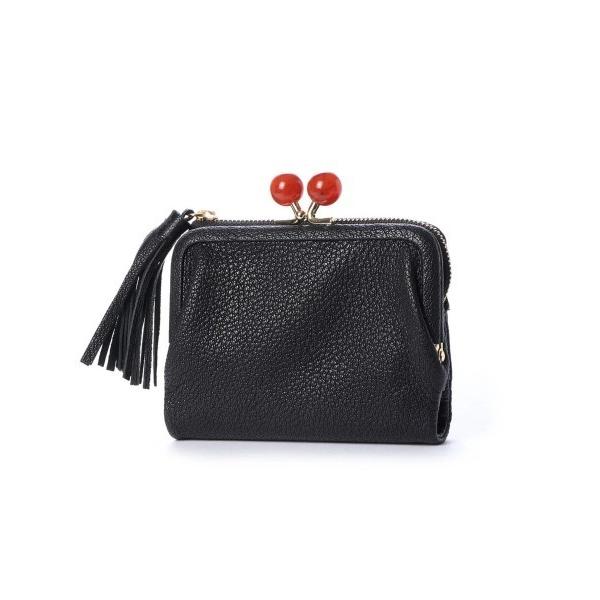 ZOZO問い合わせ番号:96566758ショップ:Rora，ローラブランド:BACKYARD FAMILY，バックヤードファミリー商品名:perche ペルケ アクリル玉2つ折りガマ口カテゴリ:財布/小物>財布ブランド品番:perch...