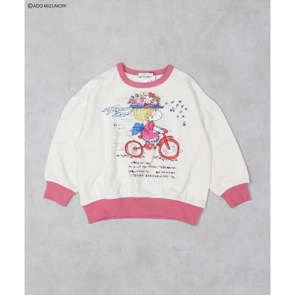 『タイムセール実施中』ZOZO問い合わせ番号:96567115ショップ:MARKEY'S，マーキーズブランド:MARKEY'S，マーキーズ商品名:【水森亜土】別注プリントトレーナーカテゴリ:トップス>スウェットブランド品番:01204...