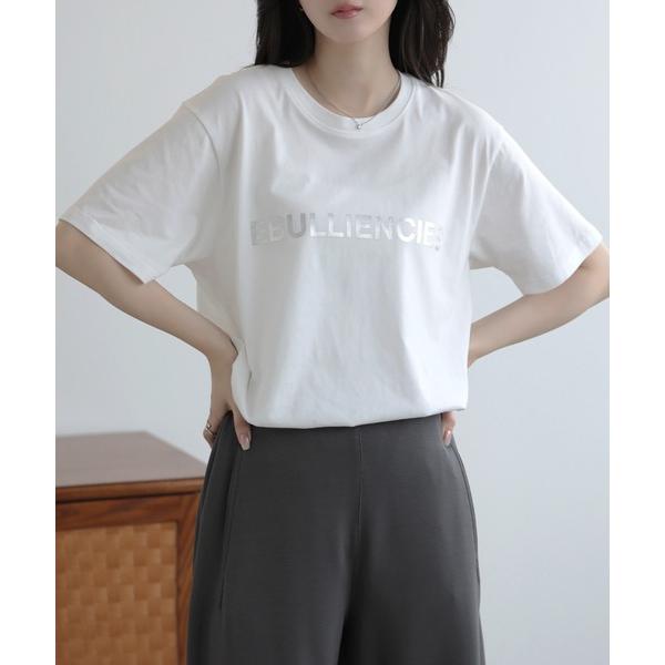 『タイムセール実施中』ZOZO問い合わせ番号:96567748ショップ:Fit more，フィットモアブランド:SUNFLOWER EIGHT，サンフラワーエイト商品名:箔プリントTシャツカテゴリ:トップス>Tシャツ/カットソーブラン...