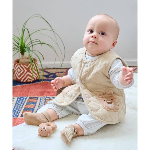 『セール実施中』※このアイテムは返品・交換対象外商品です。ZOZO問い合わせ番号:96598022ショップ:NARUMIYA ONLINE，ナルミヤ オンラインブランド:kladskap，クレードスコープ商品名:クマポケットベストカテゴリ:...