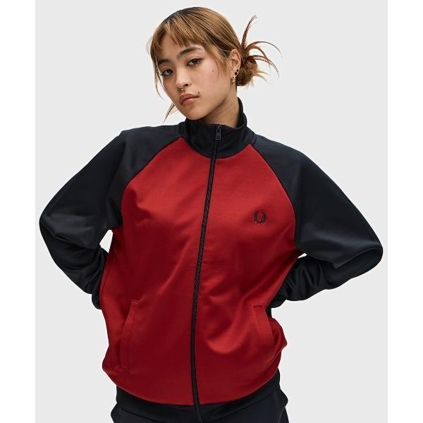 『セール実施中』ZOZO問い合わせ番号:96598125ショップ:FRED PERRY，フレッドペリーブランド:FRED PERRY，フレッドペリー商品名:Contrast Sleeve Track Jacket／コントラストスリーブトラッ...