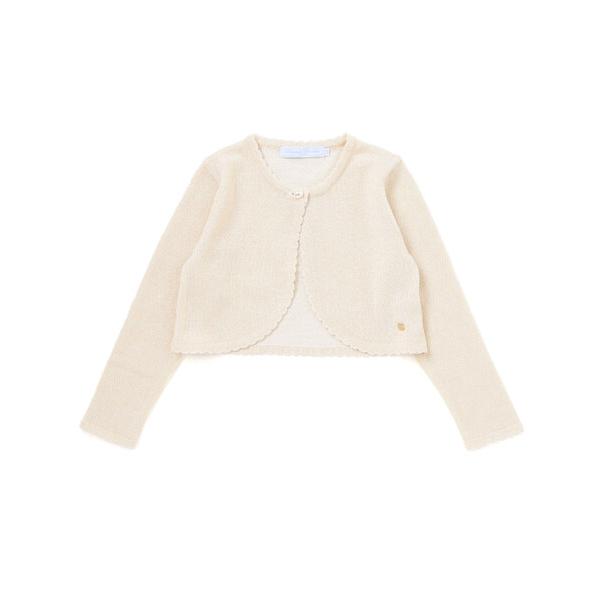 『タイムセール実施中』ZOZO問い合わせ番号:96598245ショップ:BEBE ONLINE STORE，ベベ オンラインストアブランド:Tartine et Chocolat，タルティーヌエショコラ商品名:【日本製】ラメパールボタンカー...