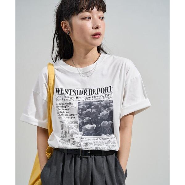 『セール実施中』ZOZO問い合わせ番号:96598248ショップ:FREAK'S STORE，フリークスストアブランド:FREAK'S STORE，フリークスストア商品名:news paper Tシャツ/ニュースペーパー プリントTシャツカ...