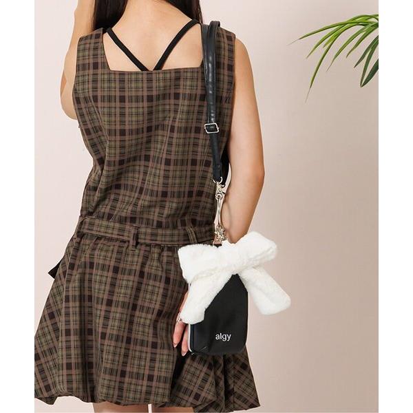 『タイムセール実施中』ZOZO問い合わせ番号:96598419ショップ:F.O.Online Store，エフオーオンラインストアブランド:algy，アルジー商品名:エコファーりぼん付きポーチショルダーカテゴリ:バッグ>ショルダーバッ...