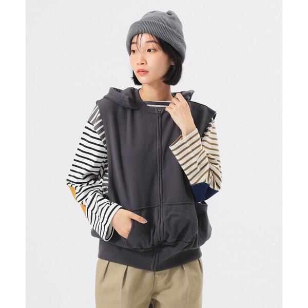 『セール実施中』ZOZO問い合わせ番号:96598465ショップ:BEAMS WOMEN，ビームスウィメンブランド:BEAMS BOY，ビームスボーイ商品名:【2/5再値下げ】スウェット フルジップ パーカー ノースリーブカテゴリ:トップス...