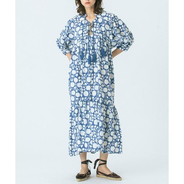 『セール実施中』ZOZO問い合わせ番号:96599234ショップ:ROSE BUD，ローズバッドブランド:HLAADA，フラーダ，ROSE BUD，ローズバッド商品名:(HLAADA for ROSEBUD)BLOCK PRINT SMOC...