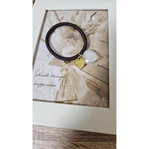 ZOZO問い合わせ番号:96600181ショップ:TONE，トーンブランド:tone，トーン商品名:【ReeHK.Sakura】 ハートヘアゴムゴールドチャーム(MA)カテゴリ:ヘアアクセサリー>ヘアゴムブランド品番:Reek-14/...