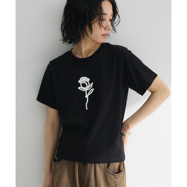 『セール実施中』ZOZO問い合わせ番号:96632148ショップ:Green Parks，グリーンパークスブランド:Green Parks，グリーンパークス商品名:・DOUBLE FLAGS ローズチェーン刺繍TEEカテゴリ:トップス&gt...