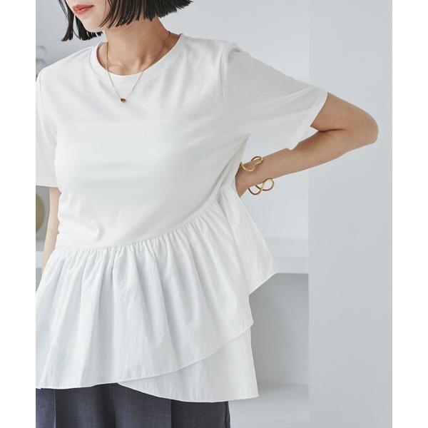 『セール実施中』ZOZO問い合わせ番号:96632181ショップ:VIS，ビスブランド:VIS，ビス商品名:ペプラムドッキングプルオーバーカテゴリ:トップス>Tシャツ/カットソーブランド品番:2025-A-BVM35200素材:（上身...