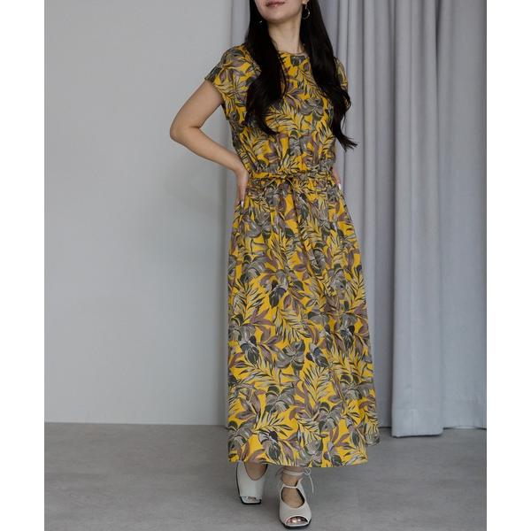 『セール実施中』ZOZO問い合わせ番号:96633892ショップ:PREFERIR，プレフェリールブランド:PREFERIR，プレフェリール商品名:【真夏に映える】リーフ柄ロングワンピース/涼しげ/エスニック＆リゾートテイストカテゴリ:ワン...