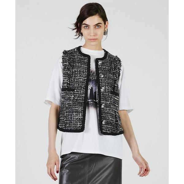 『タイムセール実施中』ZOZO問い合わせ番号:96633952ショップ:PRANK PROJECT，プランクプロジェクトブランド:PRANK PROJECT，プランクプロジェクト商品名:ツイードベスト / Tweed Vestカテゴリ:トッ...