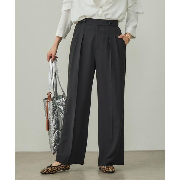 『タイムセール実施中』ZOZO問い合わせ番号:96635521ショップ:INDIVI，インディヴィブランド:INDIVI，インディヴィ商品名:【着心地抜群！】タックワイドパンツカテゴリ:パンツ>その他パンツブランド品番:127-638...