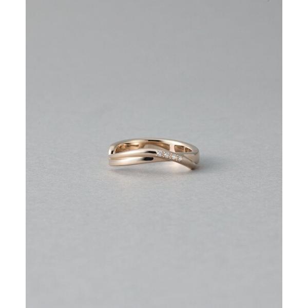 ZOZO問い合わせ番号:96666023ショップ:ete，エテブランド:ete，エテ商品名:ビジュー リングカフカテゴリ:アクセサリー>リングブランド品番:821557-821558素材:ピンクゴールド:SV925+ミストピンクゴール...