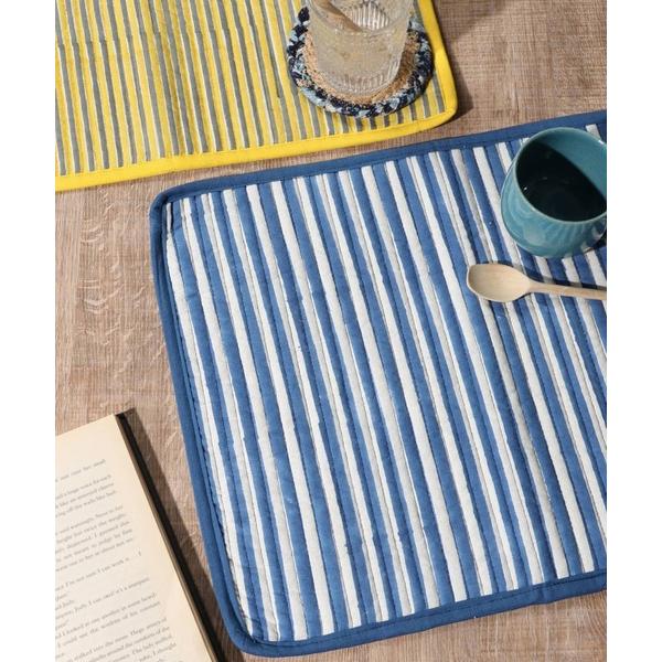 『セール実施中』ZOZO問い合わせ番号:96666501ショップ:studio CLIP，スタディオクリップブランド:studio CLIP，スタディオクリップ商品名:ブロックプリントストライプランチョンマットカテゴリ:食器/キッチン&gt...