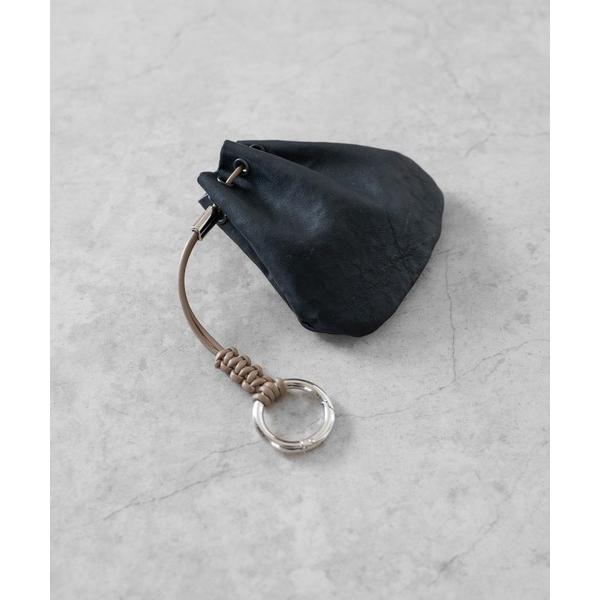 ZOZO問い合わせ番号:96726192ショップ:composite，コンポジットブランド:SENTI，センティ商品名:Dyneema(R) Leather KEY RING / 超軽量ダイニーマレザー巾着キーリングカテゴリ:財布/小物&g...