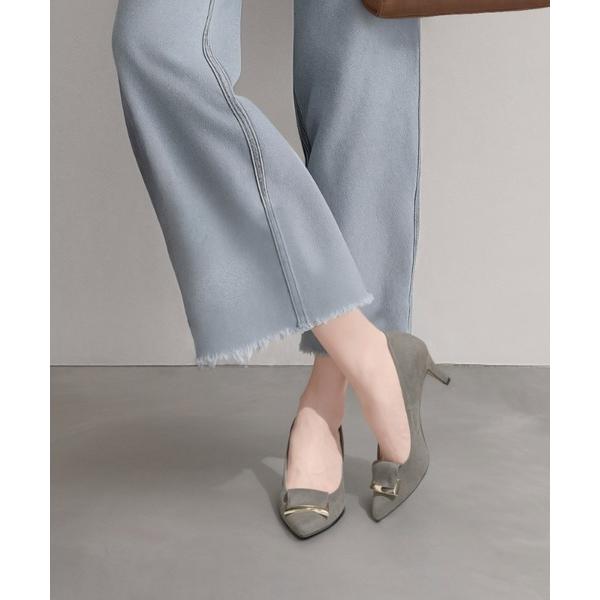 『タイムセール実施中』ZOZO問い合わせ番号:96729721ショップ:MAMIAN，マミアンブランド:MAMIAN，マミアン商品名:アーモンドトゥ リボンバックル パンプス (7.0cmヒール)カテゴリ:シューズ>パンプスブランド品...